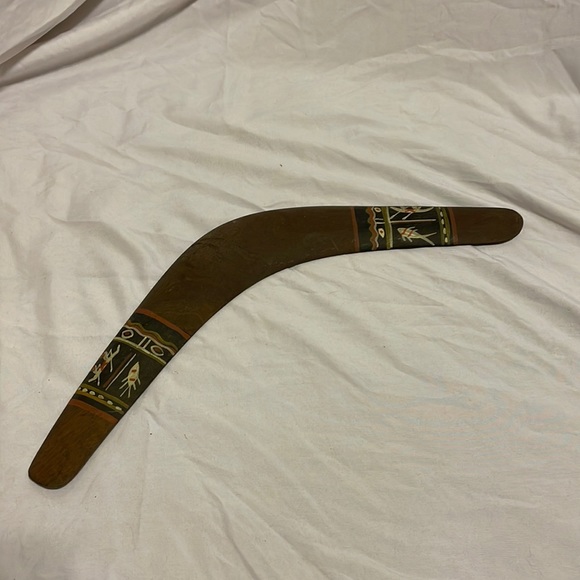Other | Alcheringa Australian Brown Wooden Boomerang | Poshmark